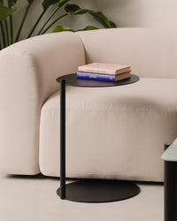 Ande Side Table - living room, blue, round side table for the sofa - noo.ma