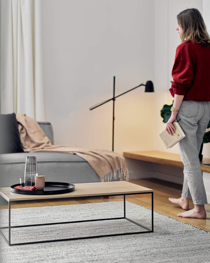 Kafibor Coffee Table - walnut, modern coffee table - noo.ma