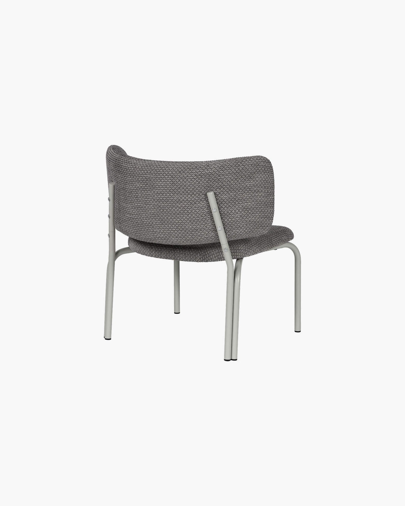 Kei Lounge Chair - black and grey - soft and comfy chair - noo.ma