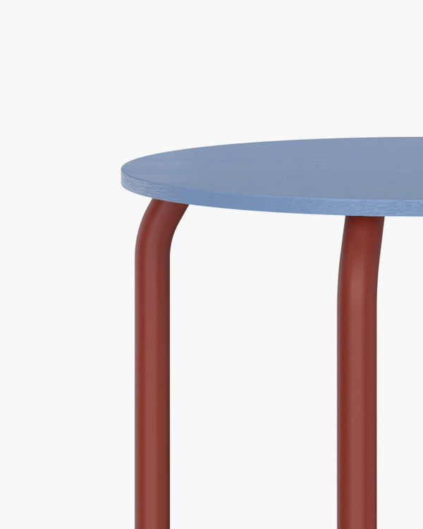 Meko Dining Table - Blue / Red - stylish modern table - noo.ma