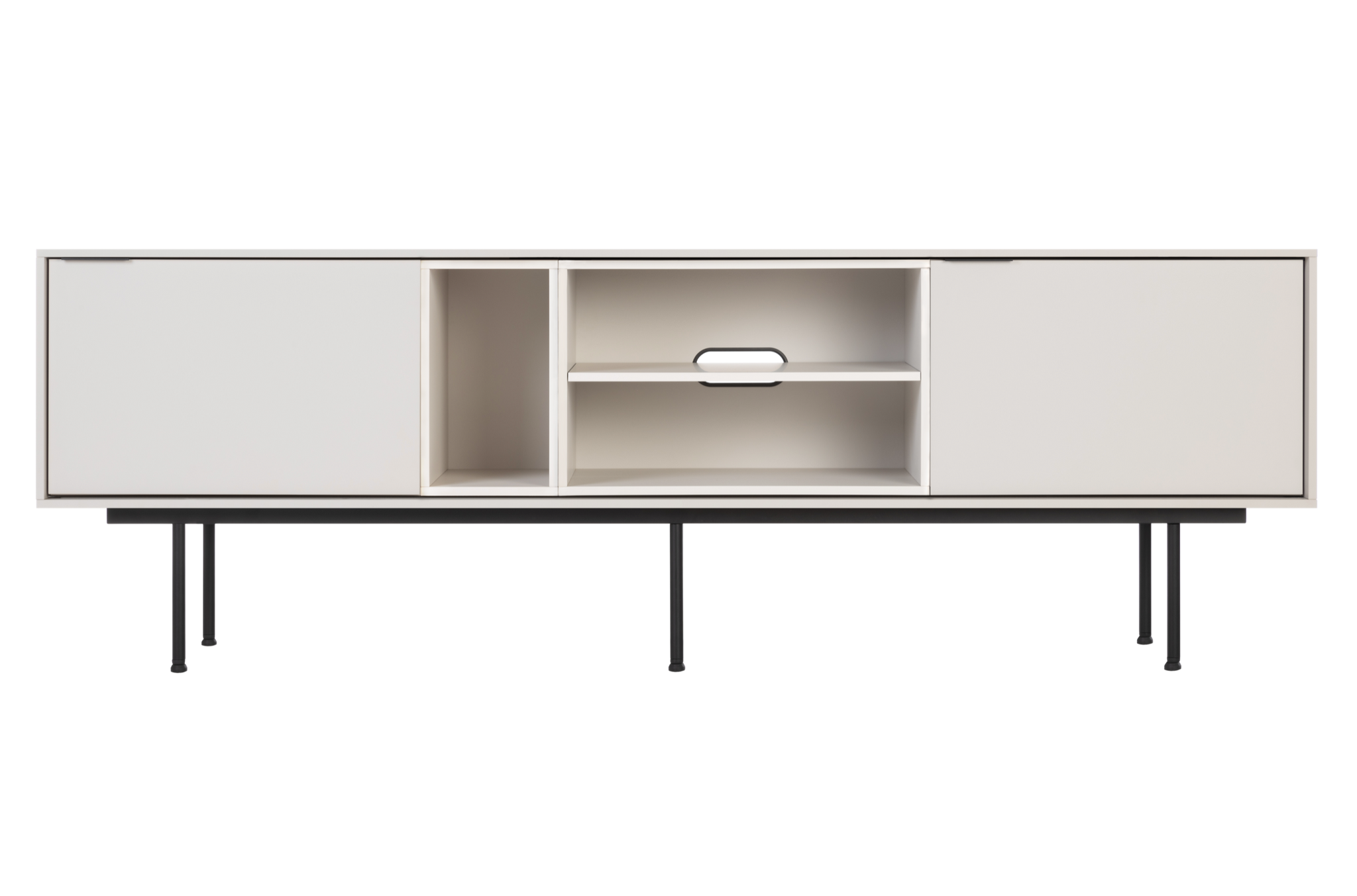 Mod TV Stand - modern, customizable, white TV unit - noo.ma