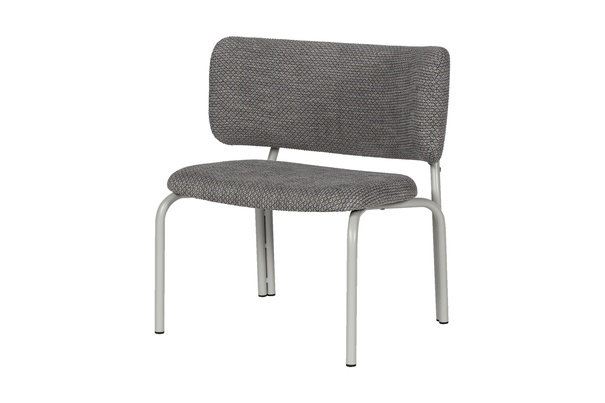 Kei Lounge Chair - black and grey - soft and comfy chair - noo.ma