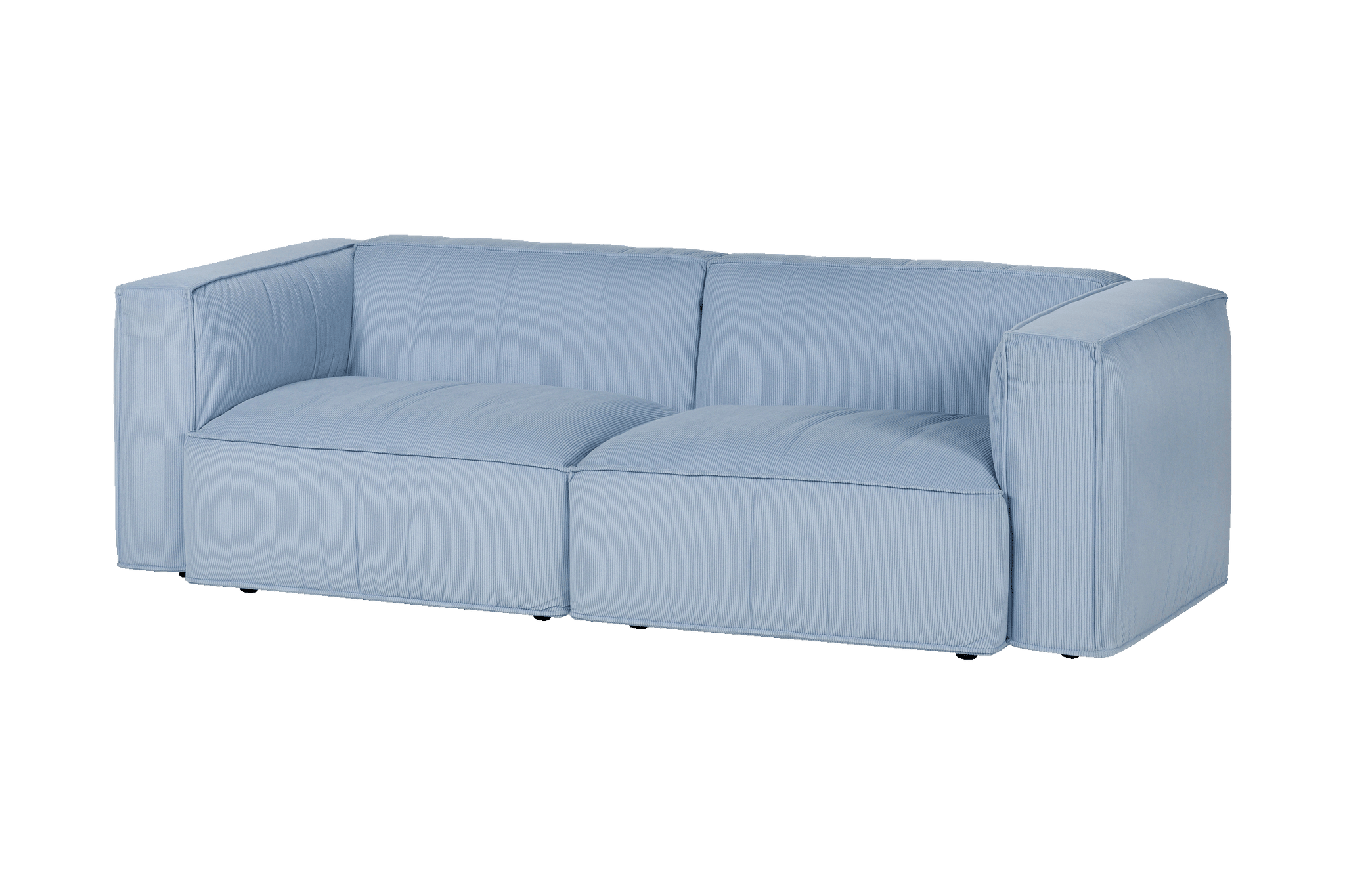Lobi Sofa - light blue - comfortable, cozy living room sofa - noo.ma