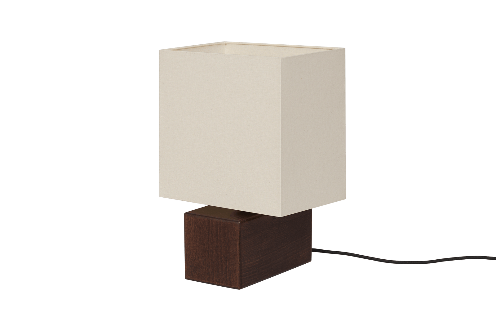 Zam Table Lamp - brown - minimal geometric nightlight - noo.ma