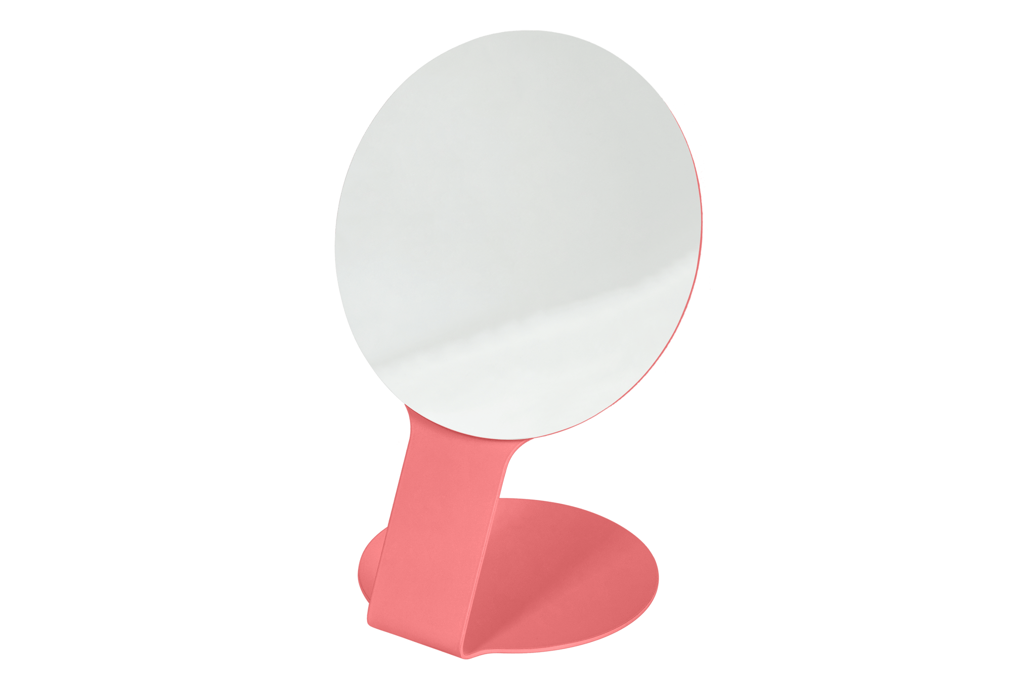 Feys Table Mirror - pink, standing, round mirror for makeup - noo.ma