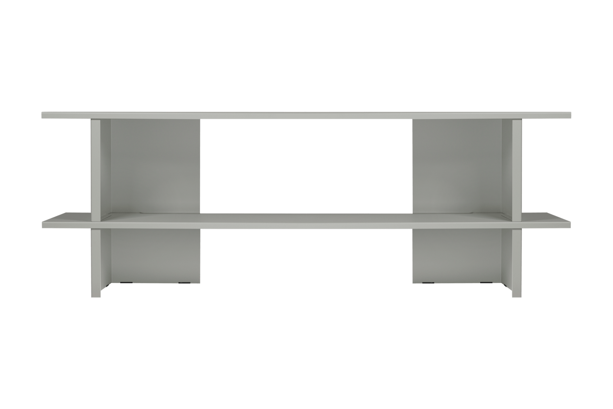 Hes Shelving Unit - low grey steel living room shelving - noo.ma