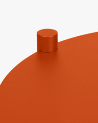 Table d'appoint Ande - table ronde orange pour le canapé - noo.ma
