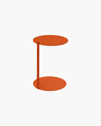 Table d'appoint Ande - table ronde orange pour le canapé - noo.ma